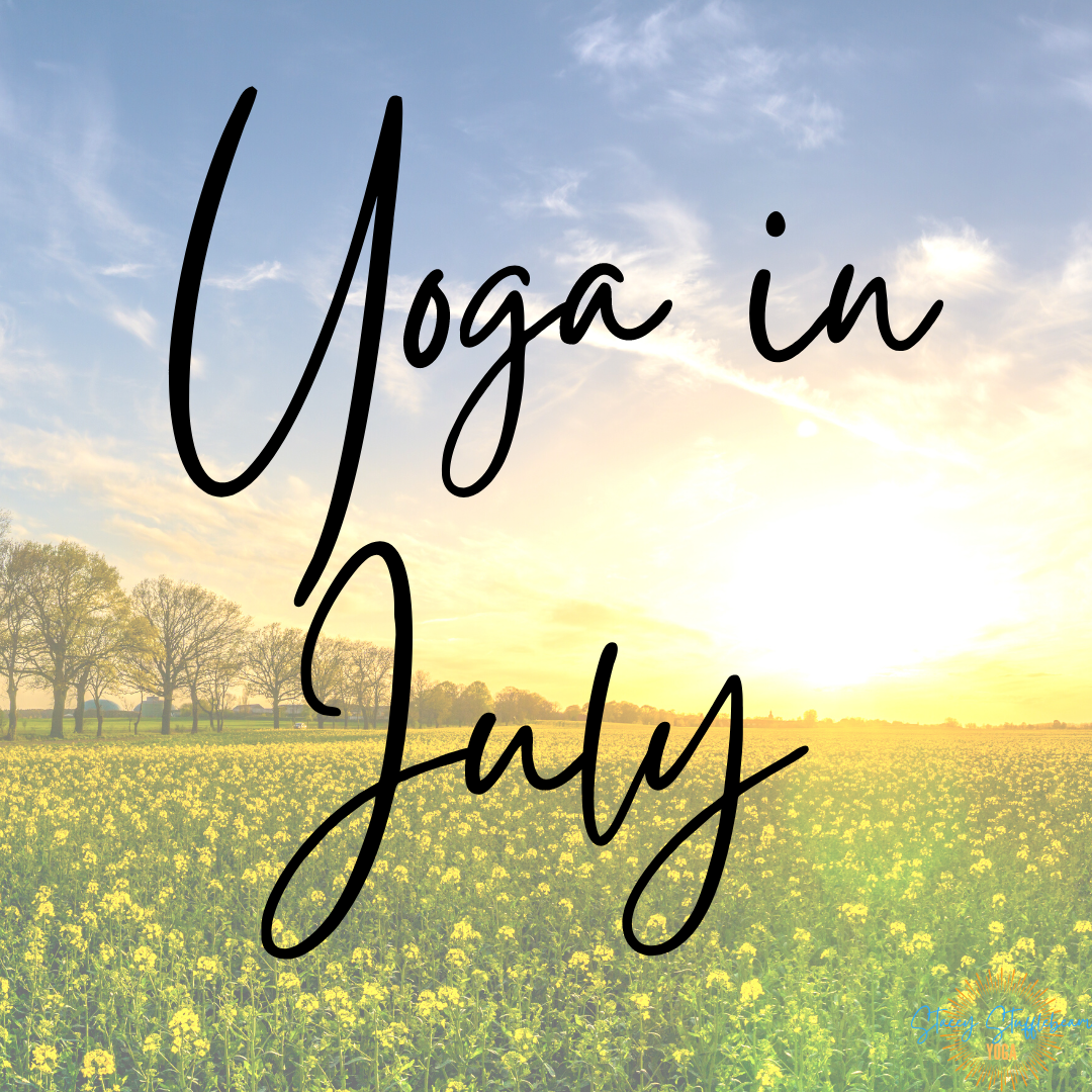 July 2023 Yoga Calendar - Stacey Stufflebeam Yoga